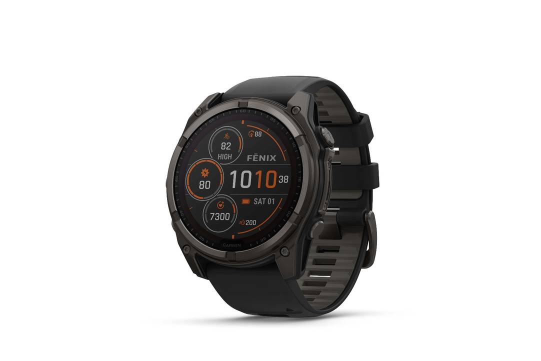 Ceas Garmin fenix 8 Solar 51mm Sapphire Carbon Grey DLC Titan, Curea ...
