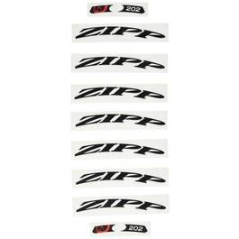 ZIPP DECAL SET 1 WHEEL 202 ZIPPLOGO MATTEBLK | StoneFeet